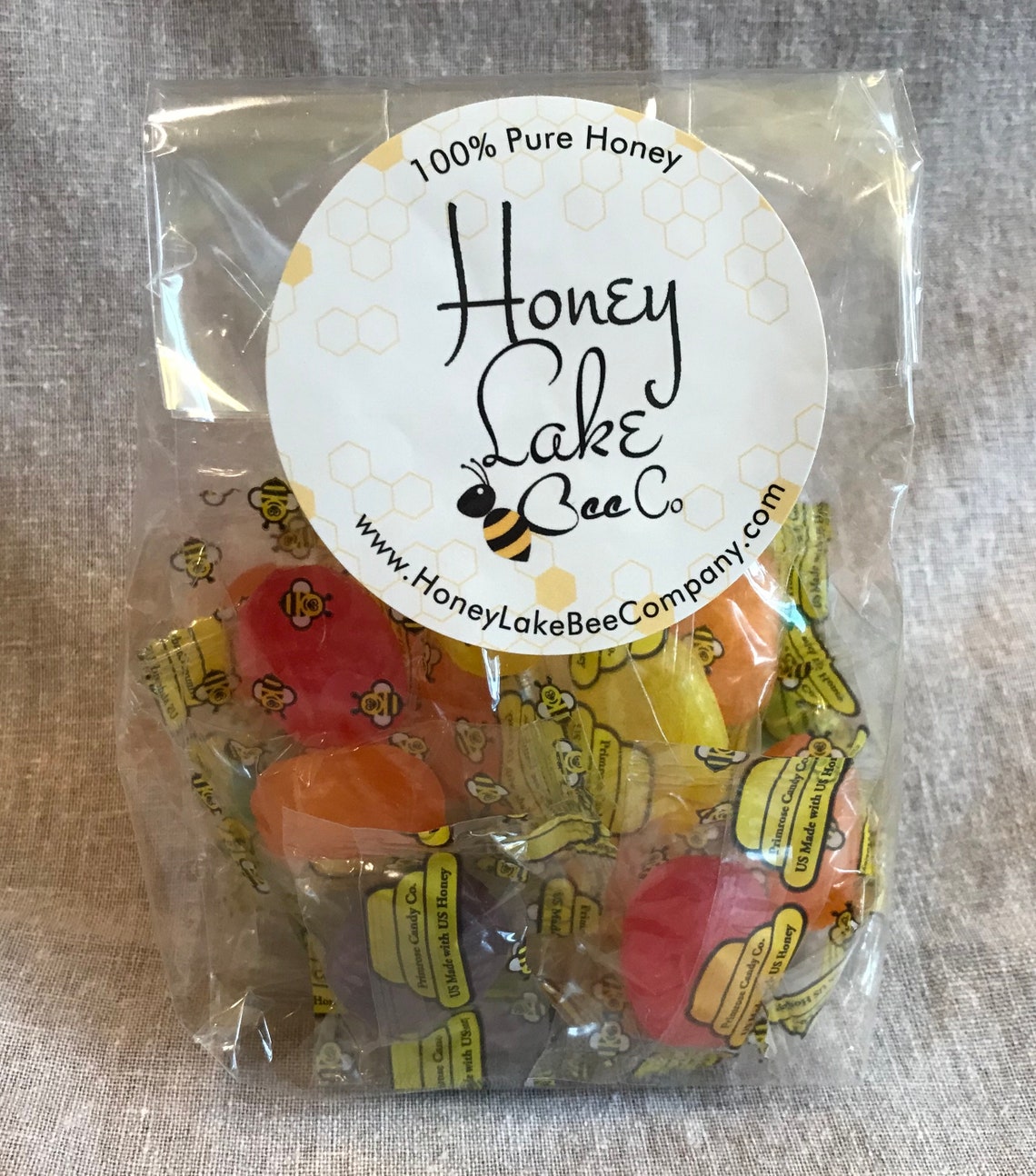 Honey Candy 1/4 Pound of Hard Candy With Honey Filled Centers | Etsy