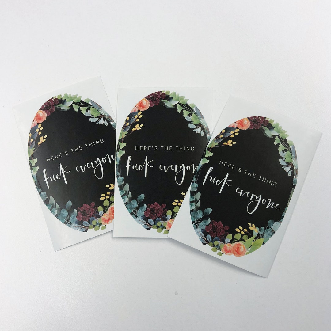 Here's the Thing Sticker - Etsy