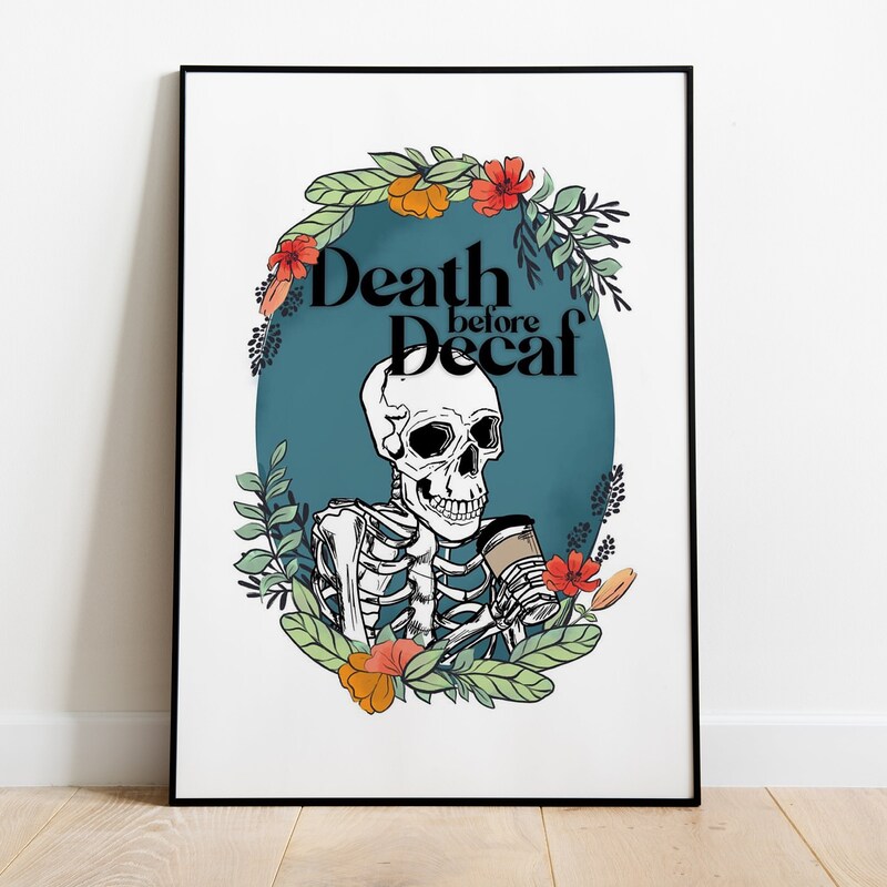 Death Before Decaf - Etsy
