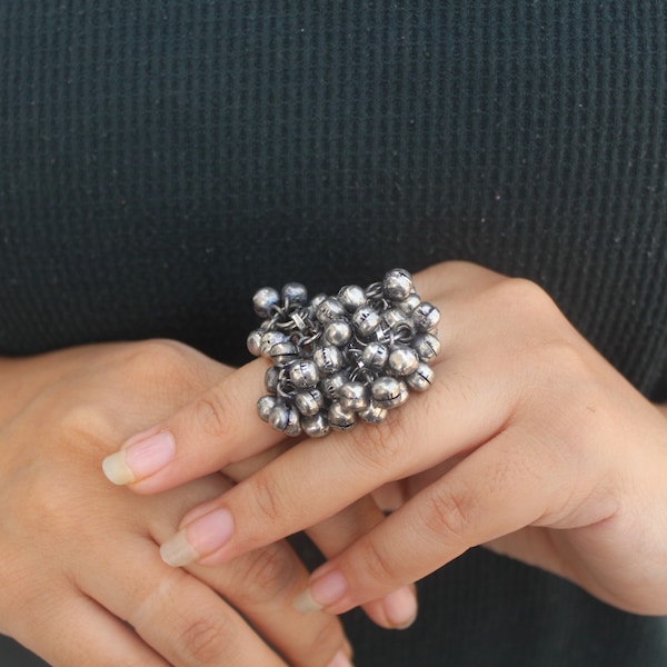 Indian Silver Ring - Etsy