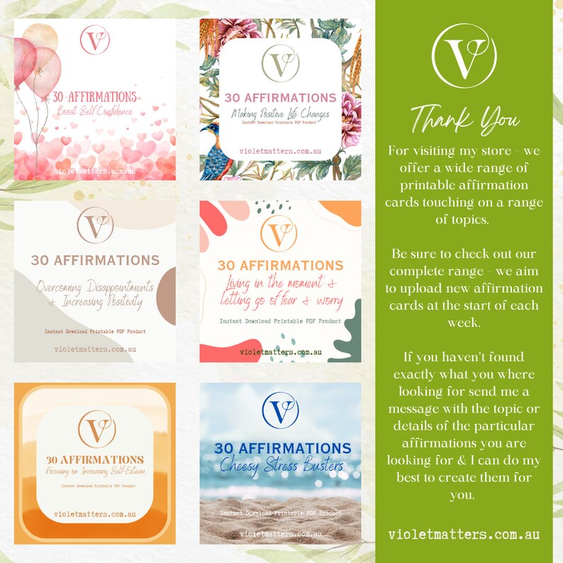 Affirmation Cards Printable for a Positive Him - Etsy