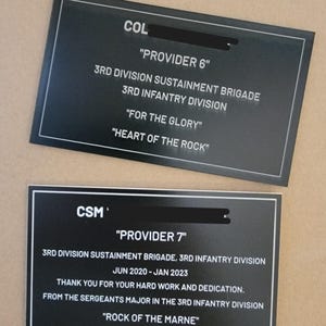 Custom Plaques and Name Plates - Etsy