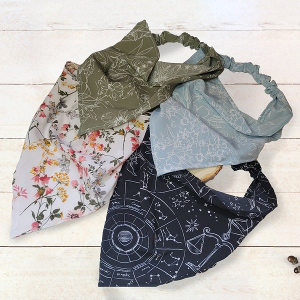 Triangle Head Scarf - Etsy UK