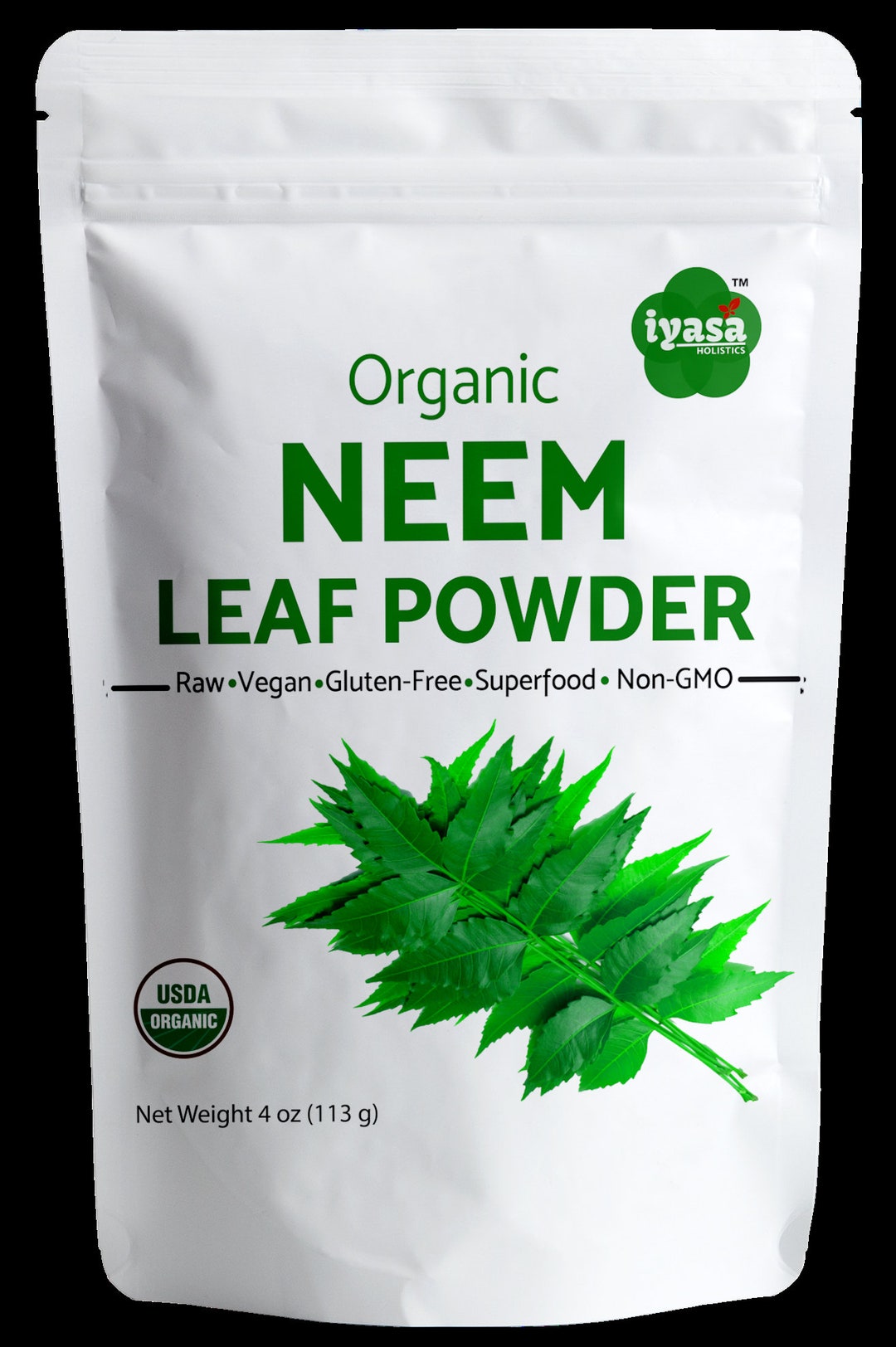 Neem Powder Organic, for DIY Teeth, Hair and Face Mask, Ayurveda Herb ...