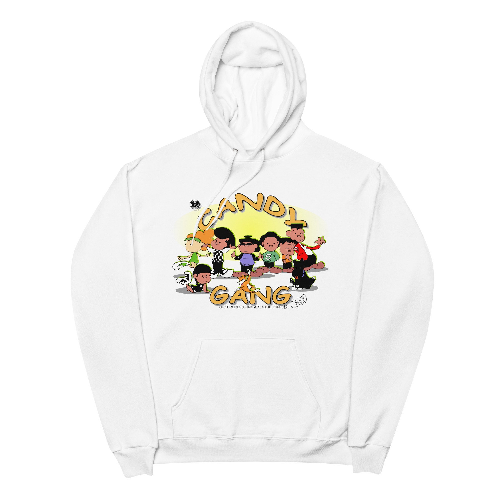 Candy Gang Characters Fleece Hoodie - Etsy