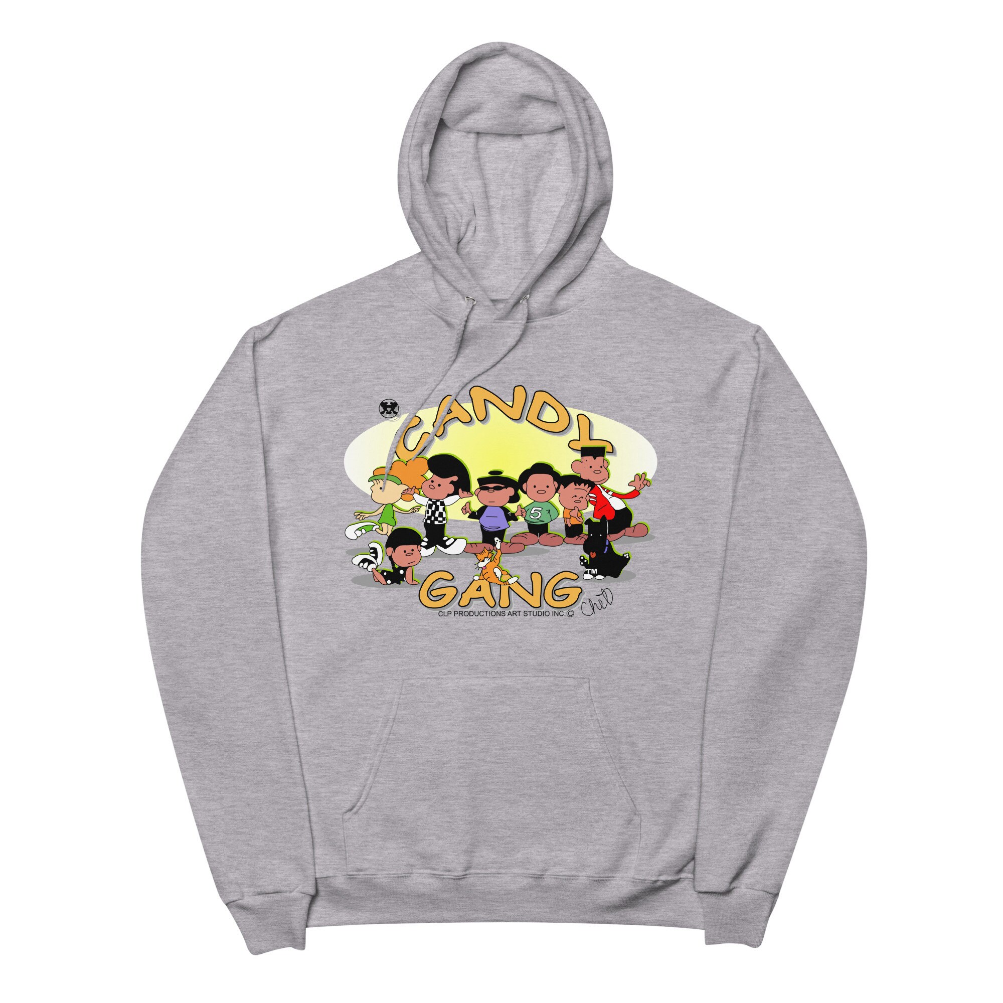 Candy Gang Characters Fleece Hoodie - Etsy