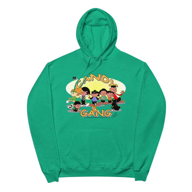 Candy Gang Characters Fleece Hoodie - Etsy