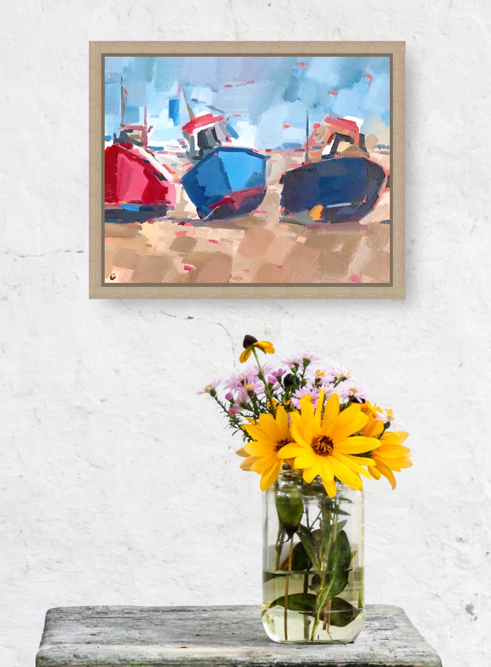 Fine Art, Original, Oil Painting, Kent, Impressionist, Abstract ...