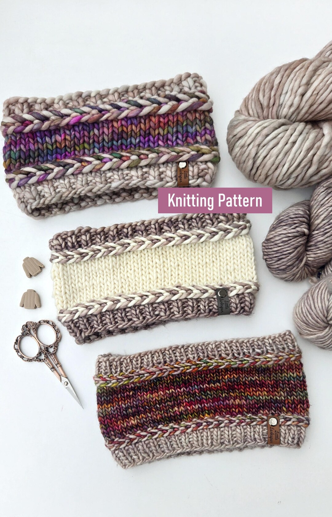 Tidal Crest Braided Headband KNITTING PATTERN: Advanced Beginner (PDF ...