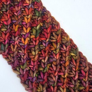 Hand Knit Scarf. Luxurious Ultra Soft 100% Merino Wool Winter Neck ...