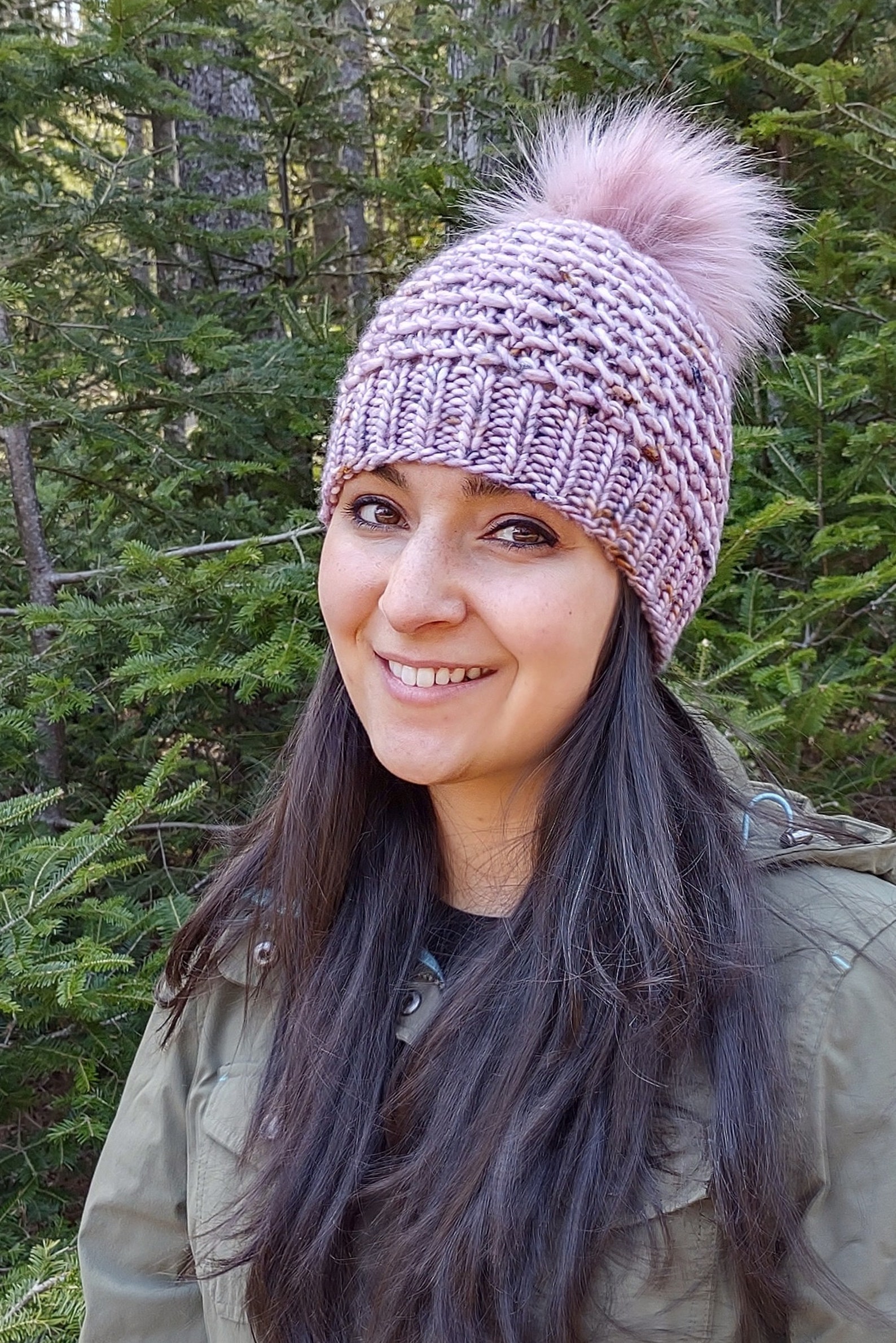 Hidden Pearls Hat Knitting Pattern: Super Bulky, Bulky Yarn (PDF ...