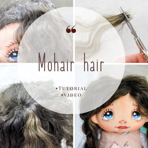 Doll Hairstyle Sewing Tutorial Doll's Mohair Hair Sewing - Etsy