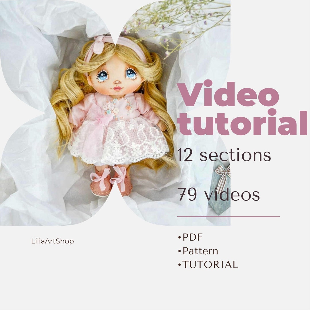 Doll Tutorial Instant Download PDF Guide Doll Making Book E-book ...