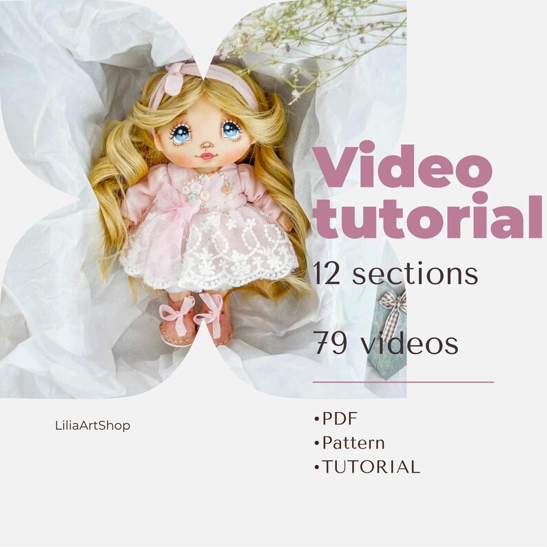Doll Tutorial Instant Download PDF Guide Doll Making Book - Etsy