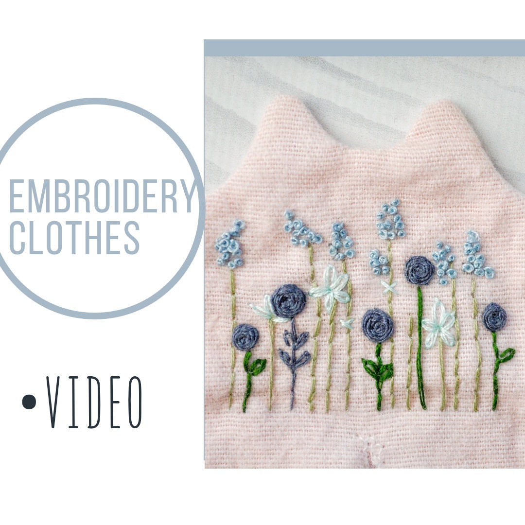 We Embroider Dresses for Dolls Rag Doll Embroidery Video - Etsy