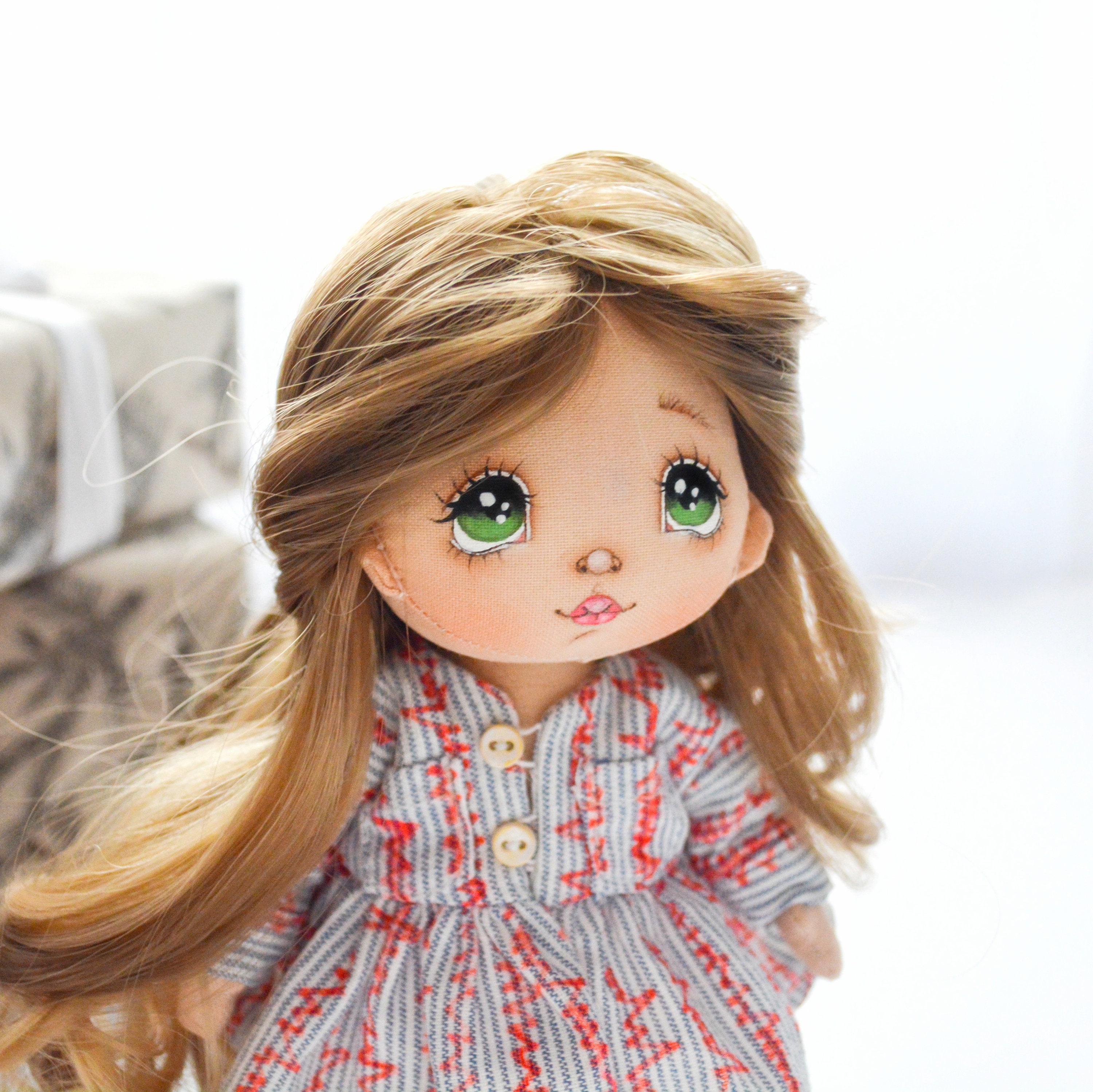 Personalized Doll From Photolittle Dolltextile Custom - Etsy