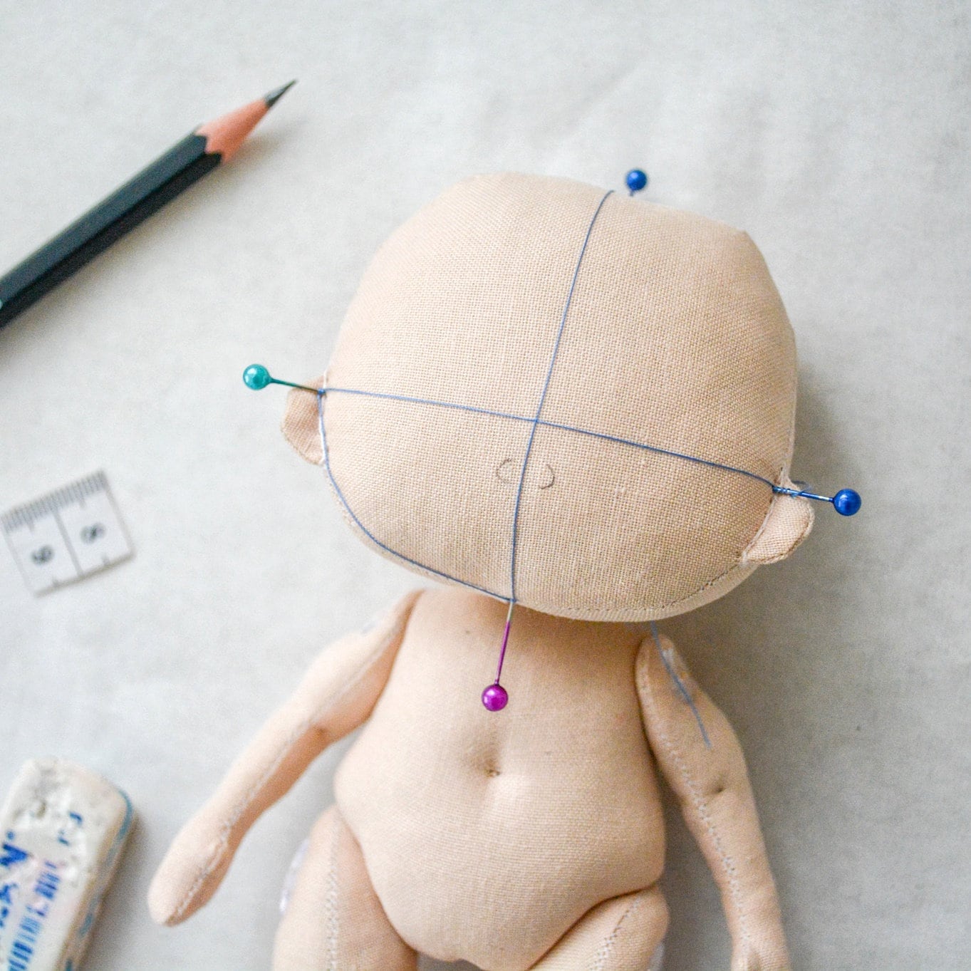 Rag Doll Making Tutorial Textile Doll Pattern Doll Pattern - Etsy
