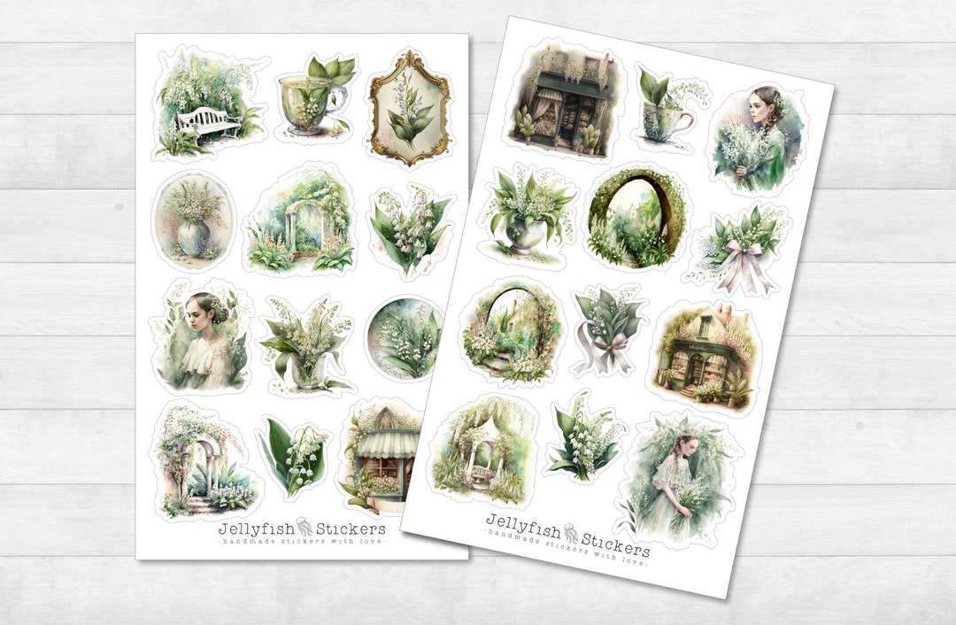 Garden Sticker Set Journal Stickers, Planner Stickers, Decals, Stickers ...