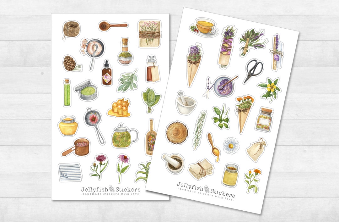 Healing Sticker Set - Stickers, Journal Stickers, Planner Stickers ...