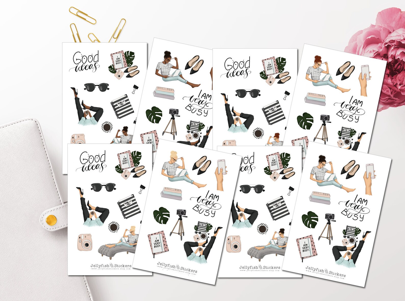 I Am Very Busy Sticker Set - Stickers Journal Stickers Planner Stickers ...