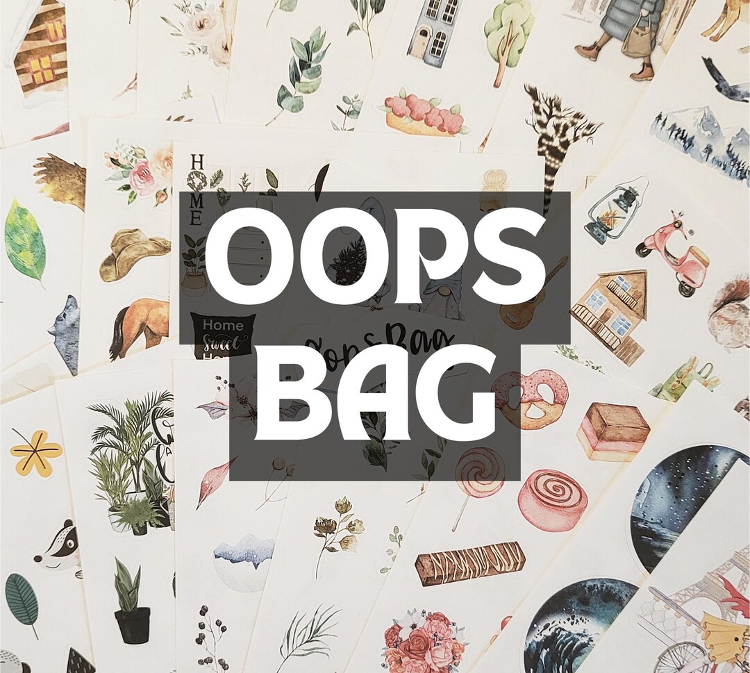 Sticker Oops Grab Bag 10 Random Sticker Sheets With Small Errors ...