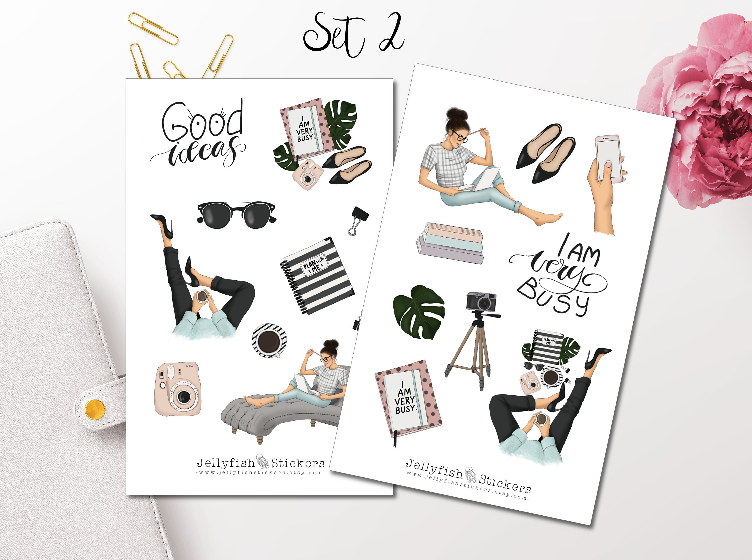 I Am Very Busy Sticker Set - Stickers Journal Stickers Planner Stickers ...