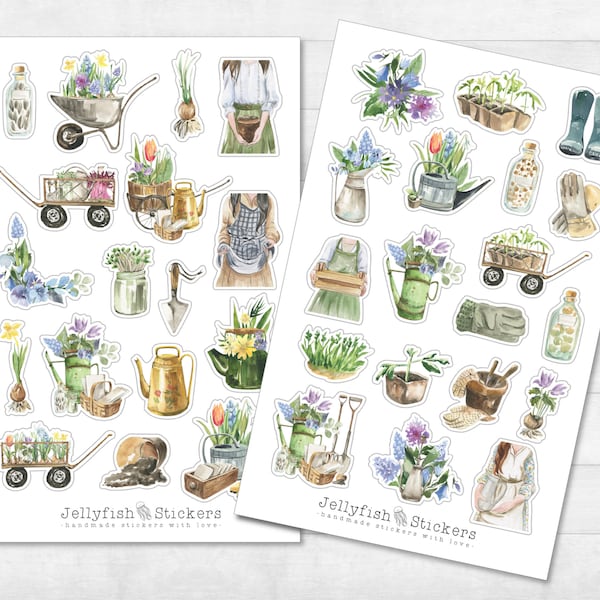 Gardening Sticker - Etsy