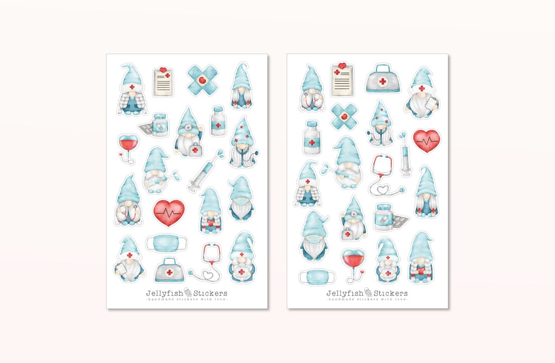 Gesundheit Sticker Set Journal Sticker, Sticker Medizin, Arzt ...