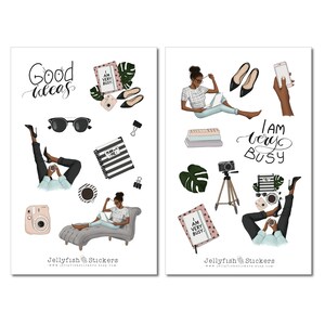 I Am Very Busy Sticker Set Sticker Journal Sticker Planner Sticker Girl ...
