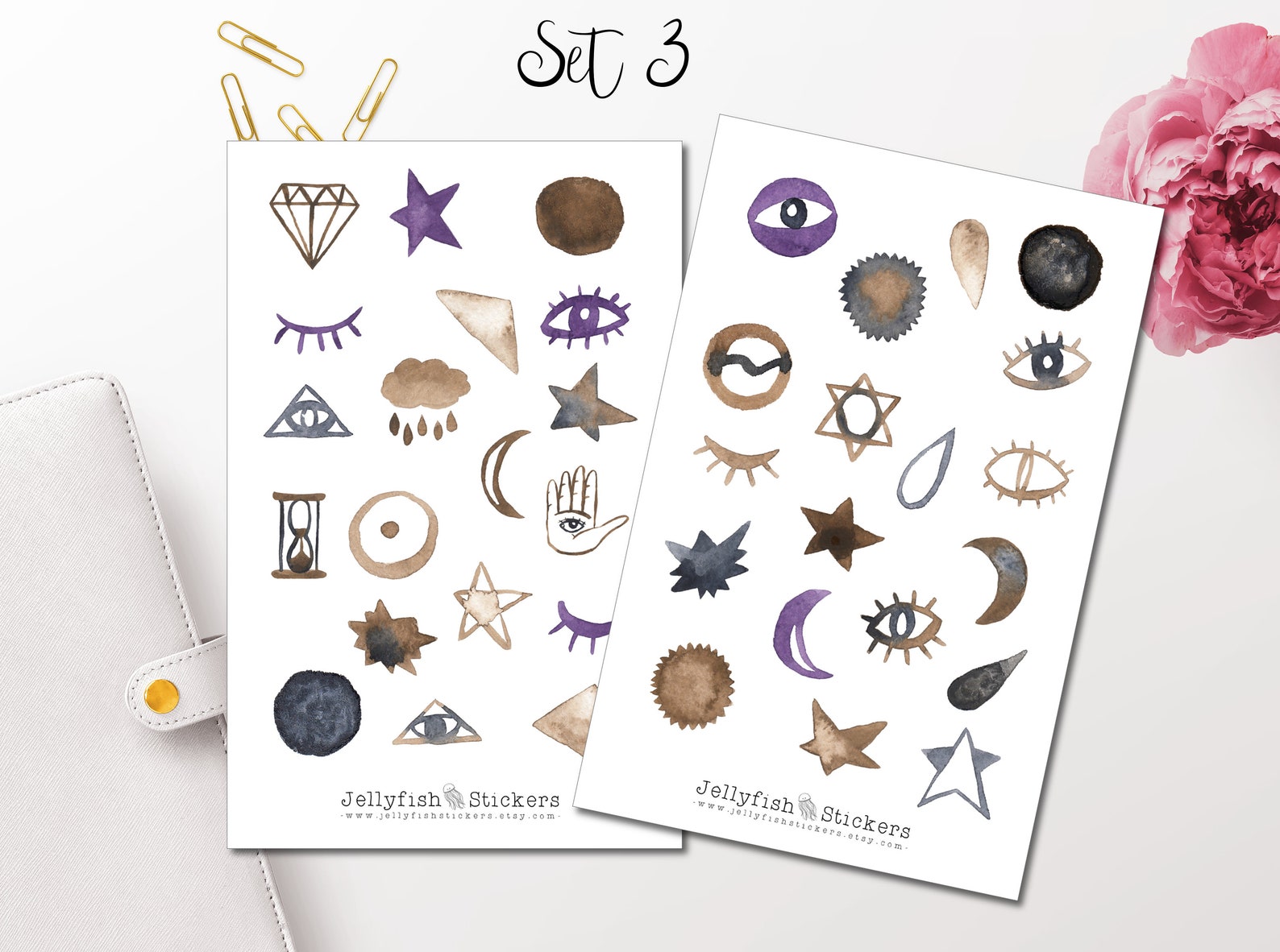 Alchemy and Magic Sticker Set Sticker Moon Journal Sticker - Etsy Ireland