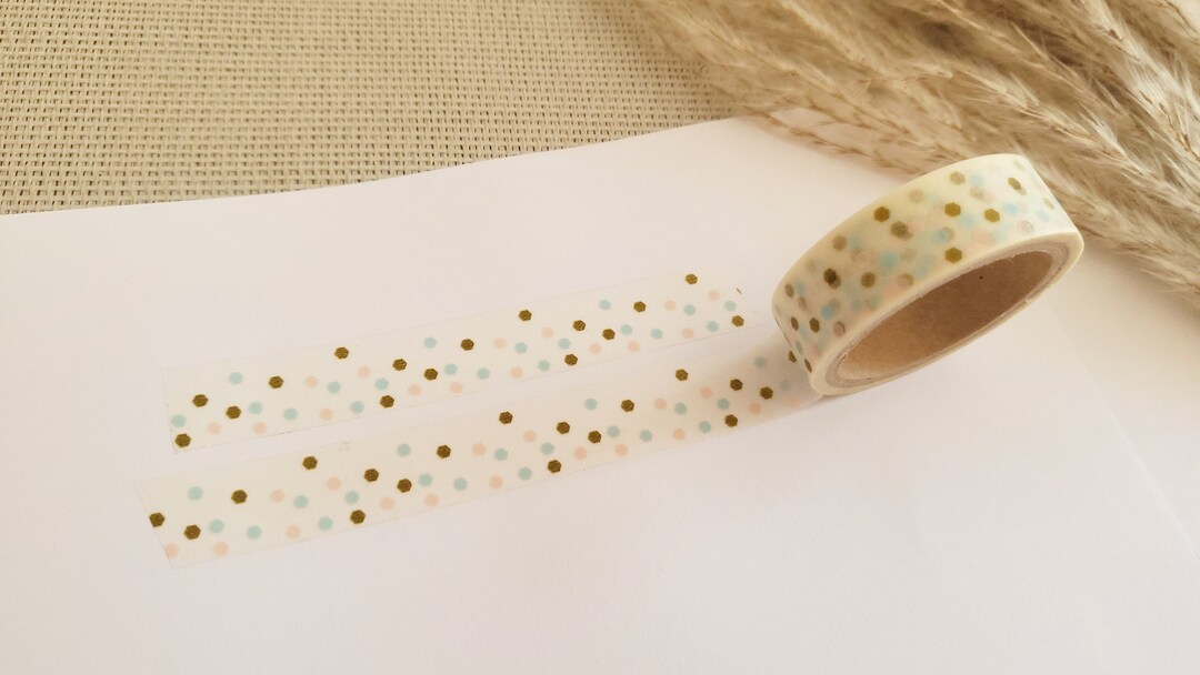 Washi Tape Dots - Pastel, Pink, Blue, Pattern, Scrapbooking, Crafting ...