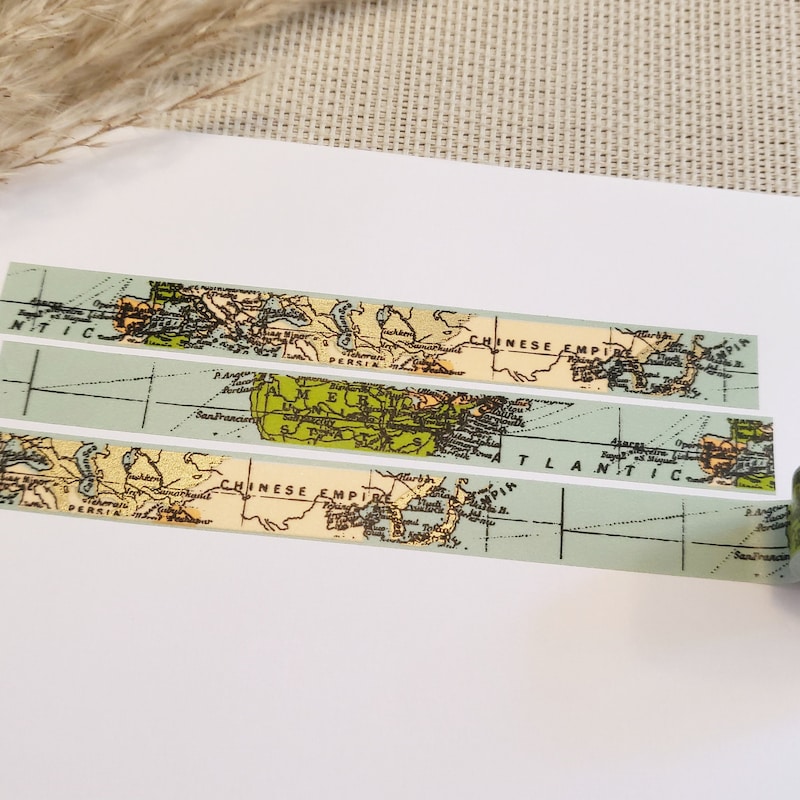 Map Washi Tape - Etsy