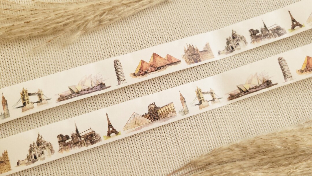 Design Washi Tape Sights - Holiday, Travel, Europe, Paris, England ...