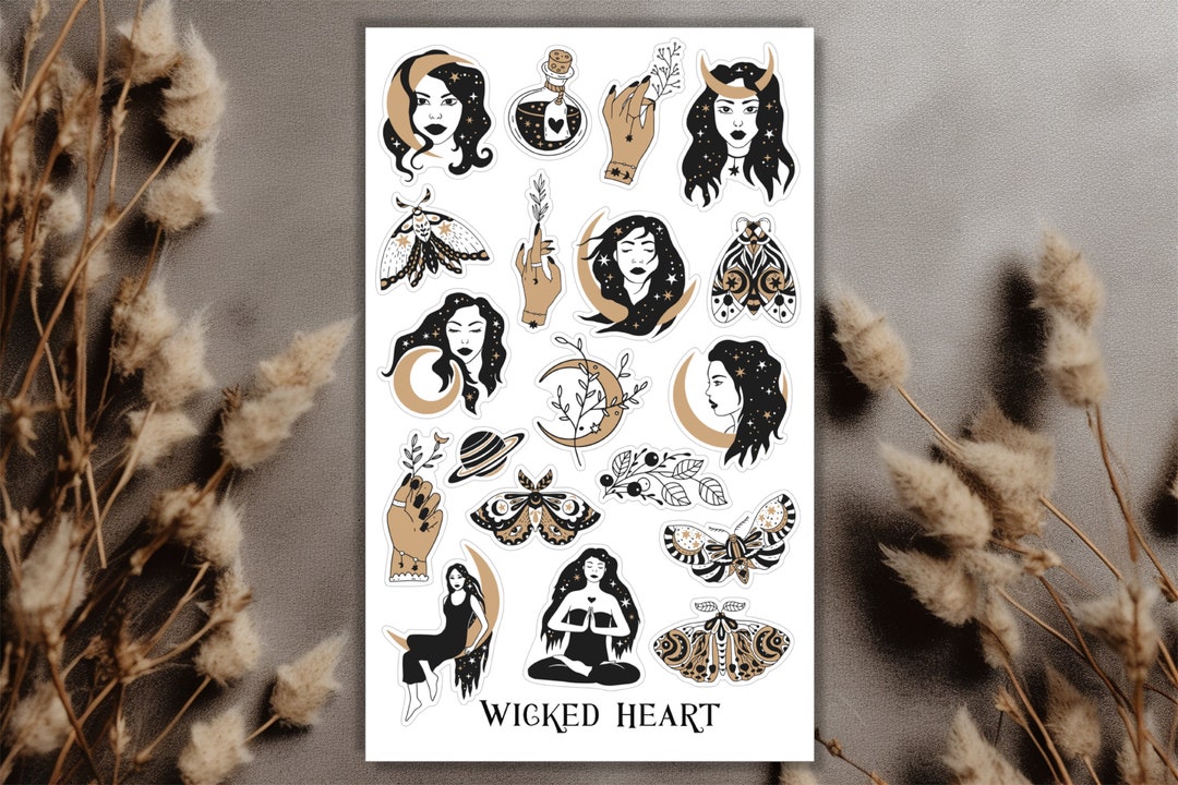 Astrology Sticker Sheet Stickers, Magic, Spells, Witch Book, Girl ...