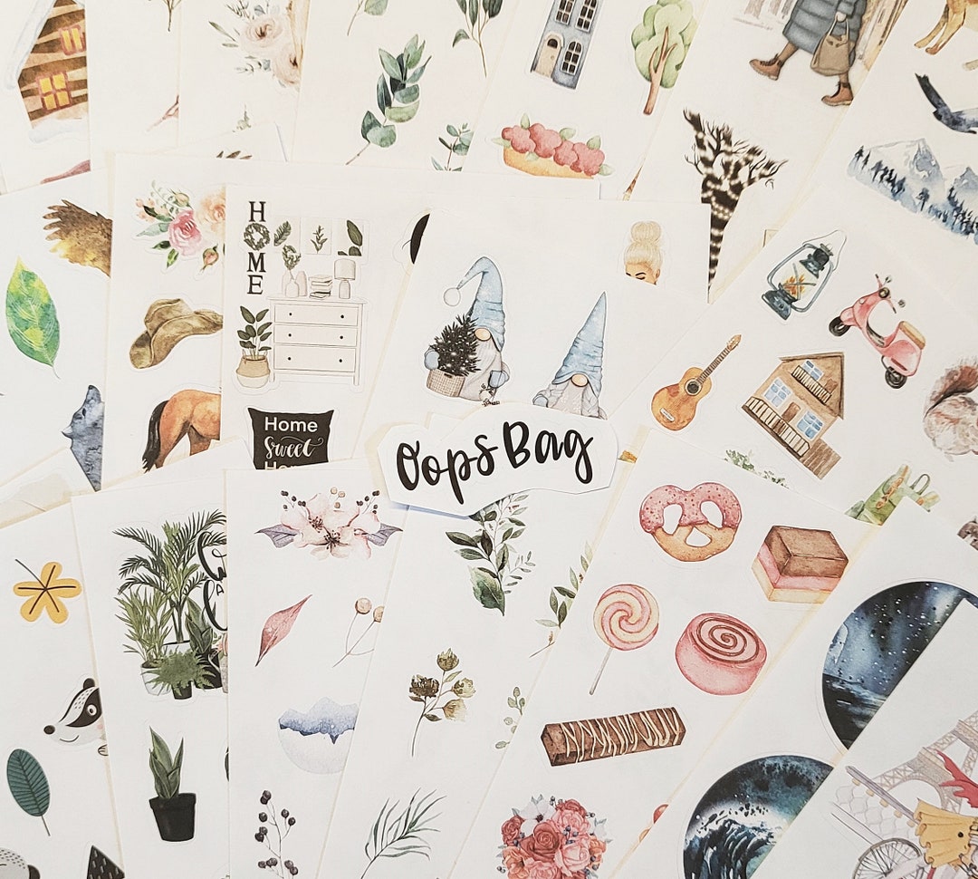 Sticker Oops Grab Bag 10 Random Sticker Sheets With Small Errors ...