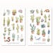 Cactus Sticker Set - Floral Stickers, Journal Stickers, Planner ...