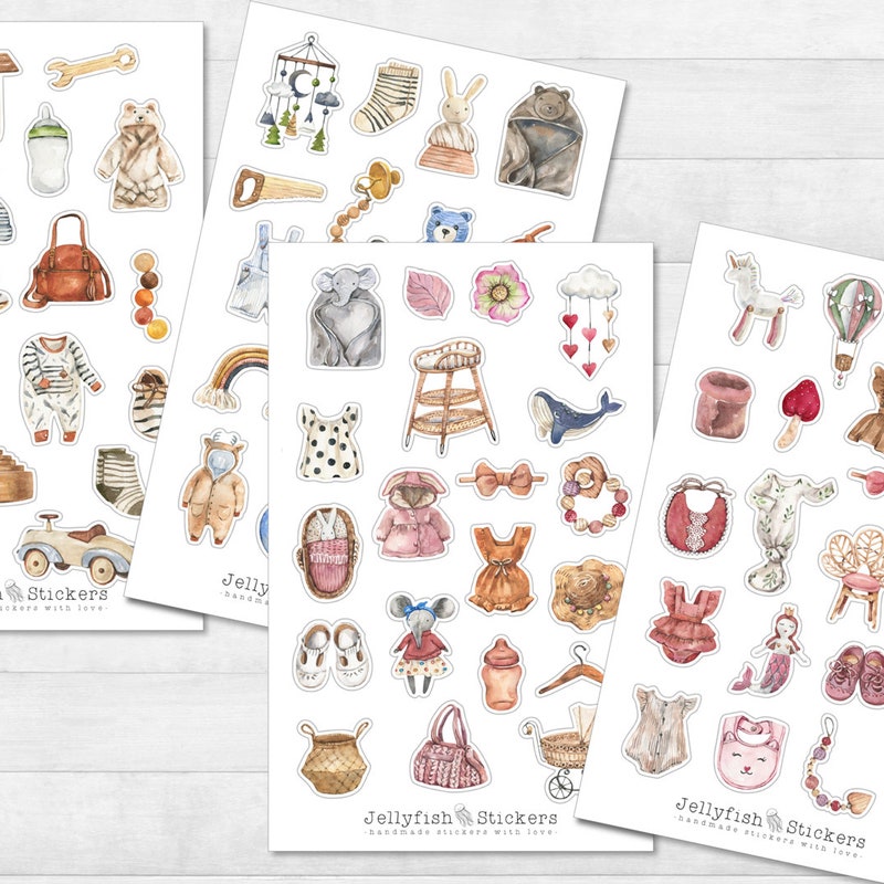 Baby Stickers - Etsy