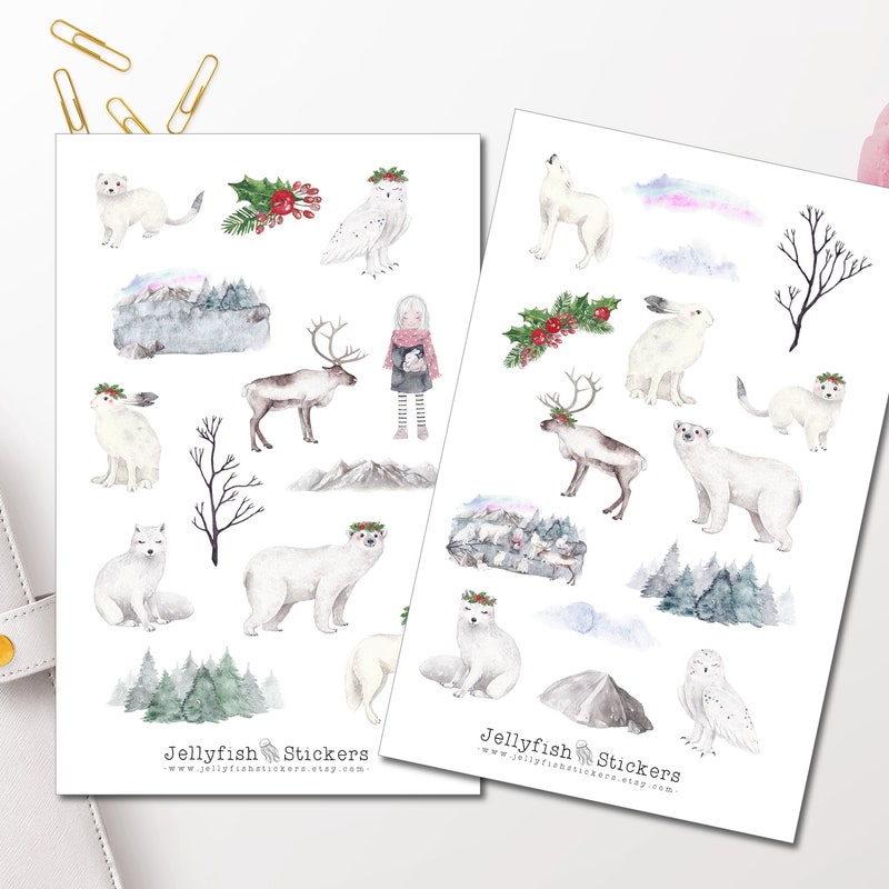 Animal Stickers - Etsy