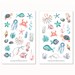 Cute Sea Creatures Sticker Set - Sea Stickers, Maritime Stickers ...