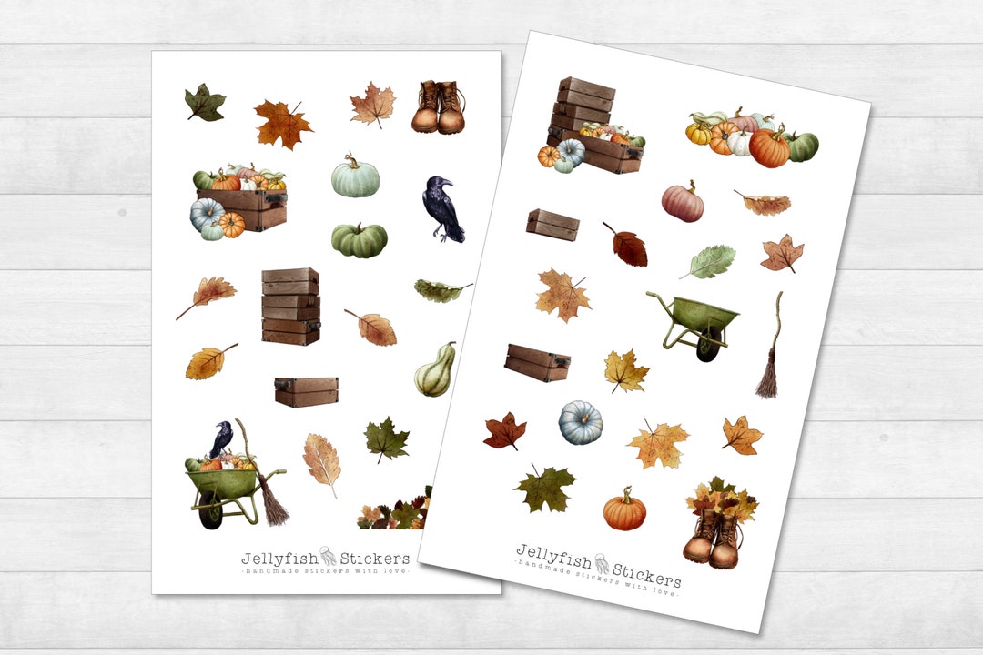 Herbst Sticker Set - Aufkleber Journal Sticker Planer Sticker sticker ...
