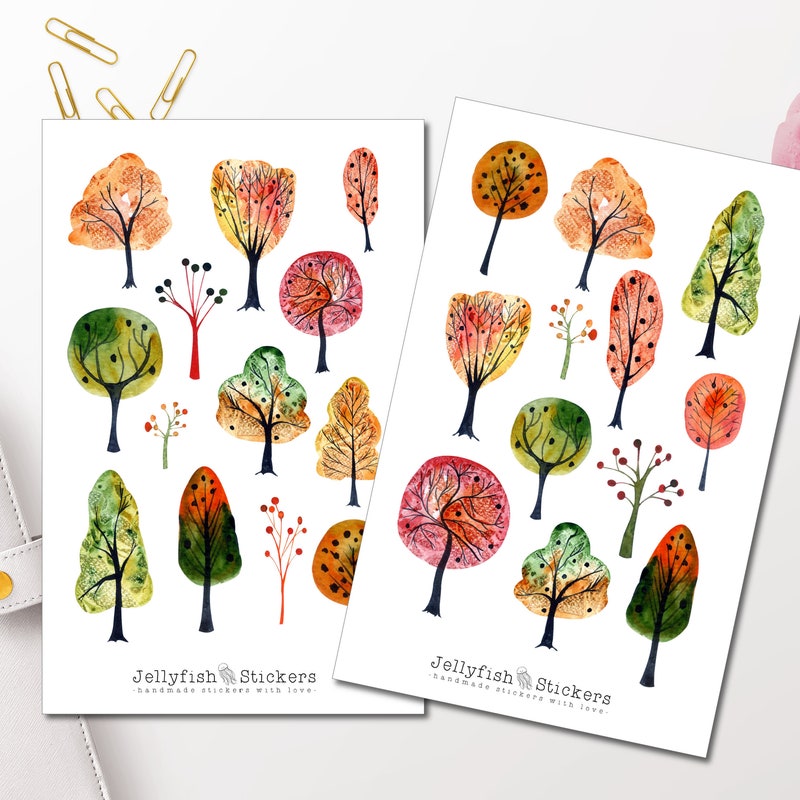 Tree Stickers - Etsy