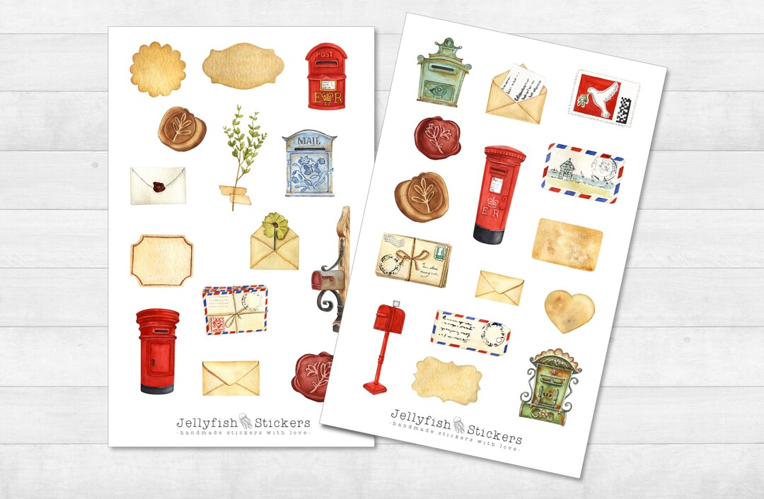Mailbox Sticker Set Stickers, Journal Stickers, Planner Stickers ...