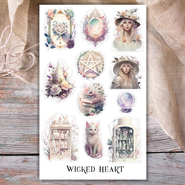 Witch Stickers - Etsy