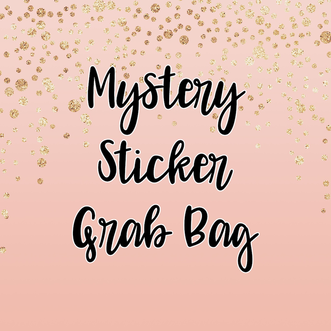 Mystery Sticker Grab Bag 20 Random Sticker Sheets 10 Sticker Sets ...