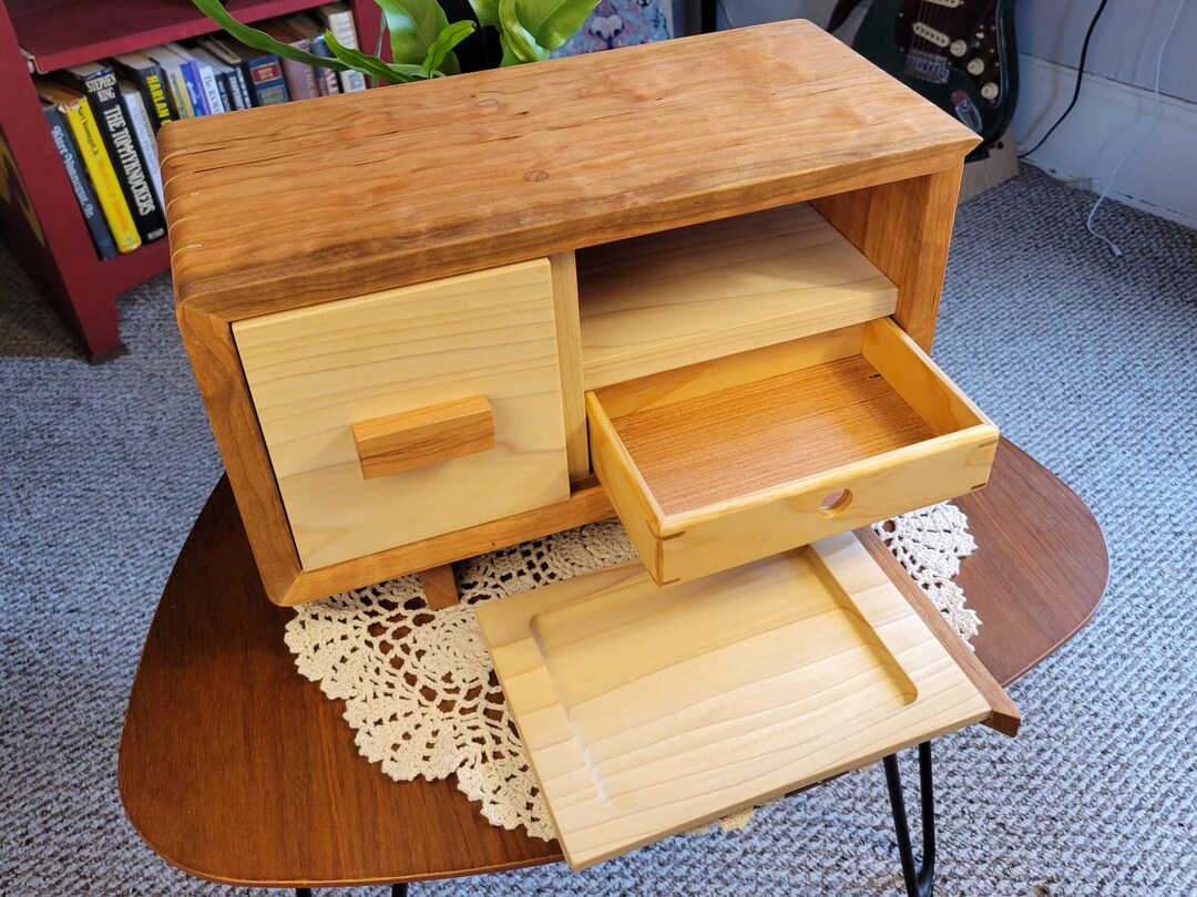 Wooden Stash Box Mid Century Modern Box Stasher High End Stash Box ...