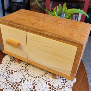 Wooden Stash Box Mid Century Modern Box Stasher High End Stash Box ...