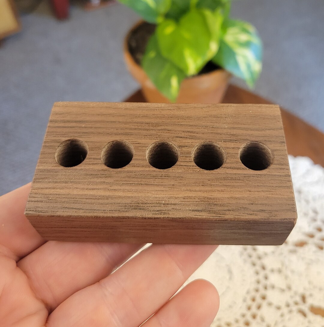 510 Vape Cartridge & Pen Holder Wooden Vape Holder Handmade From Solid ...