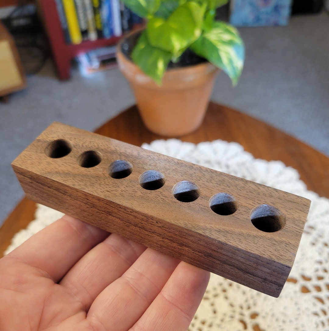 510 Vape Cartridge & Pen Holder Wooden Vape Holder Handmade From Solid ...