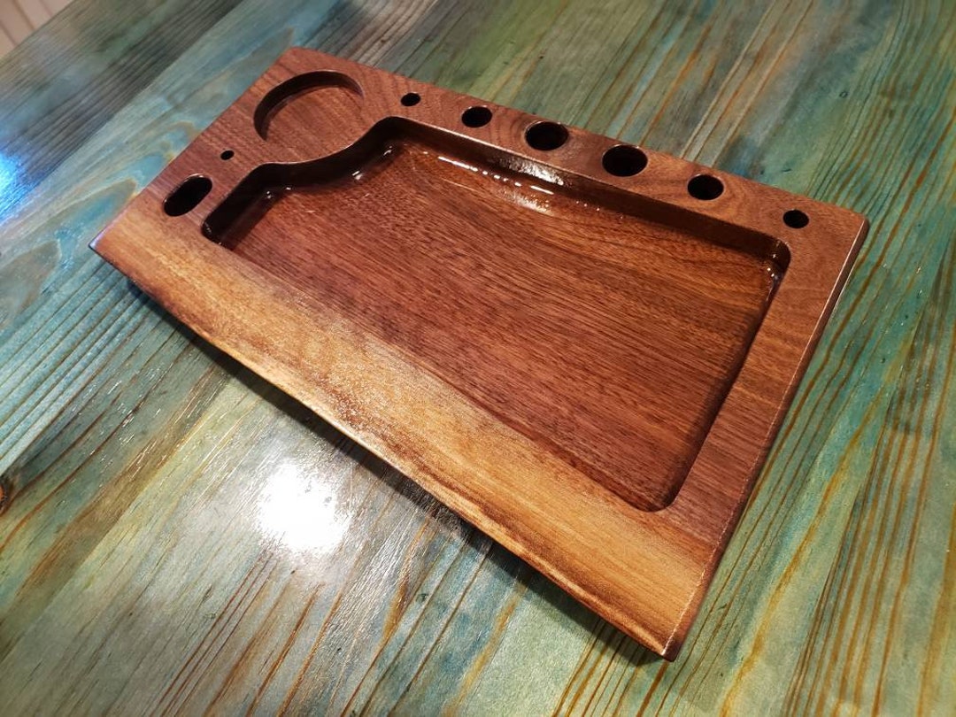 Wooden Rolling Tray Minimalist Rolling Tray Handmade From - Etsy