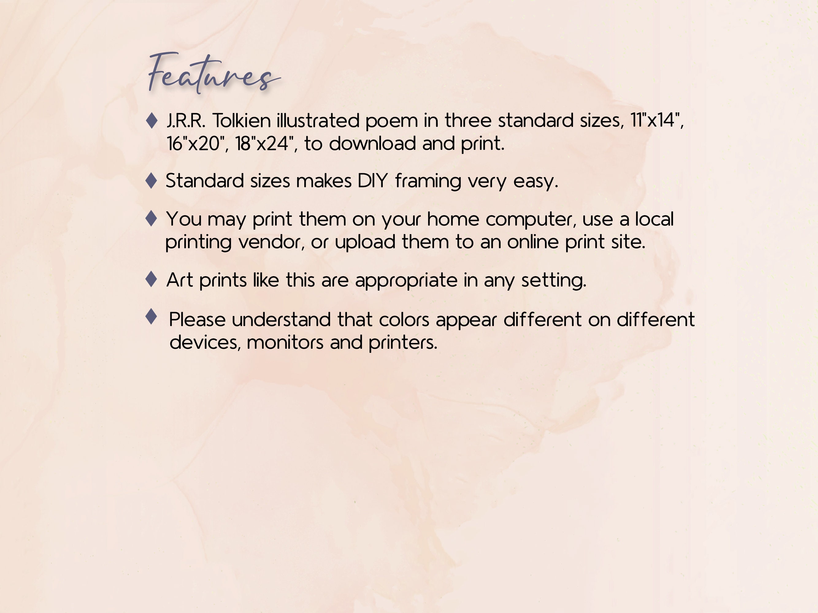 J.R.R. Tolkien Poem Illustrated Poster, Downloadable Tolkien Print ...